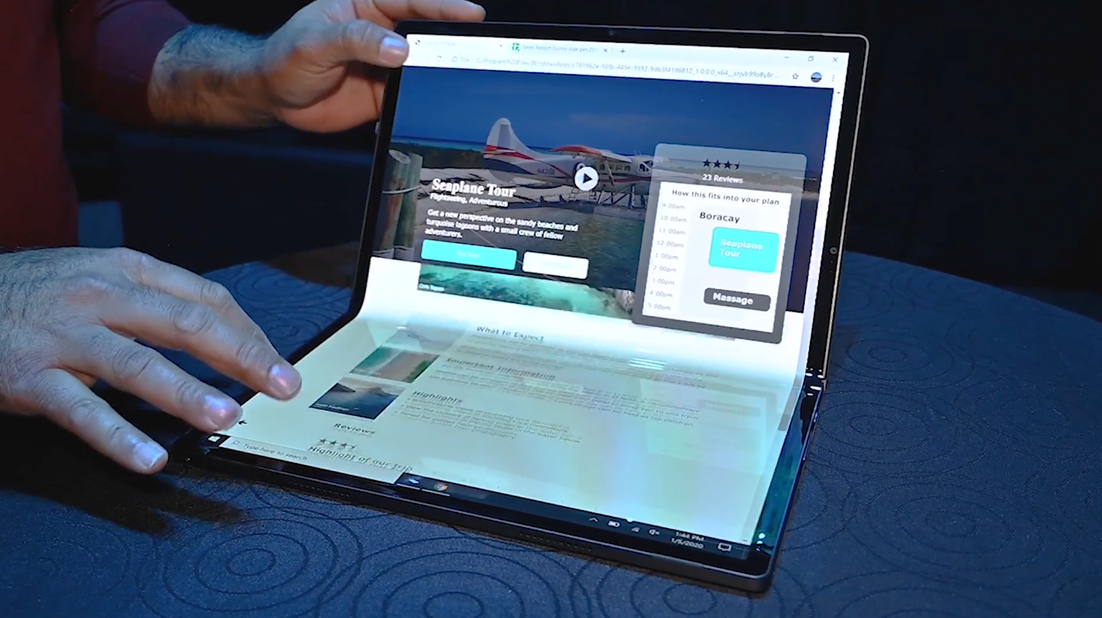 The future is foldable. Laptop screens get bendy - The Word of Ward
